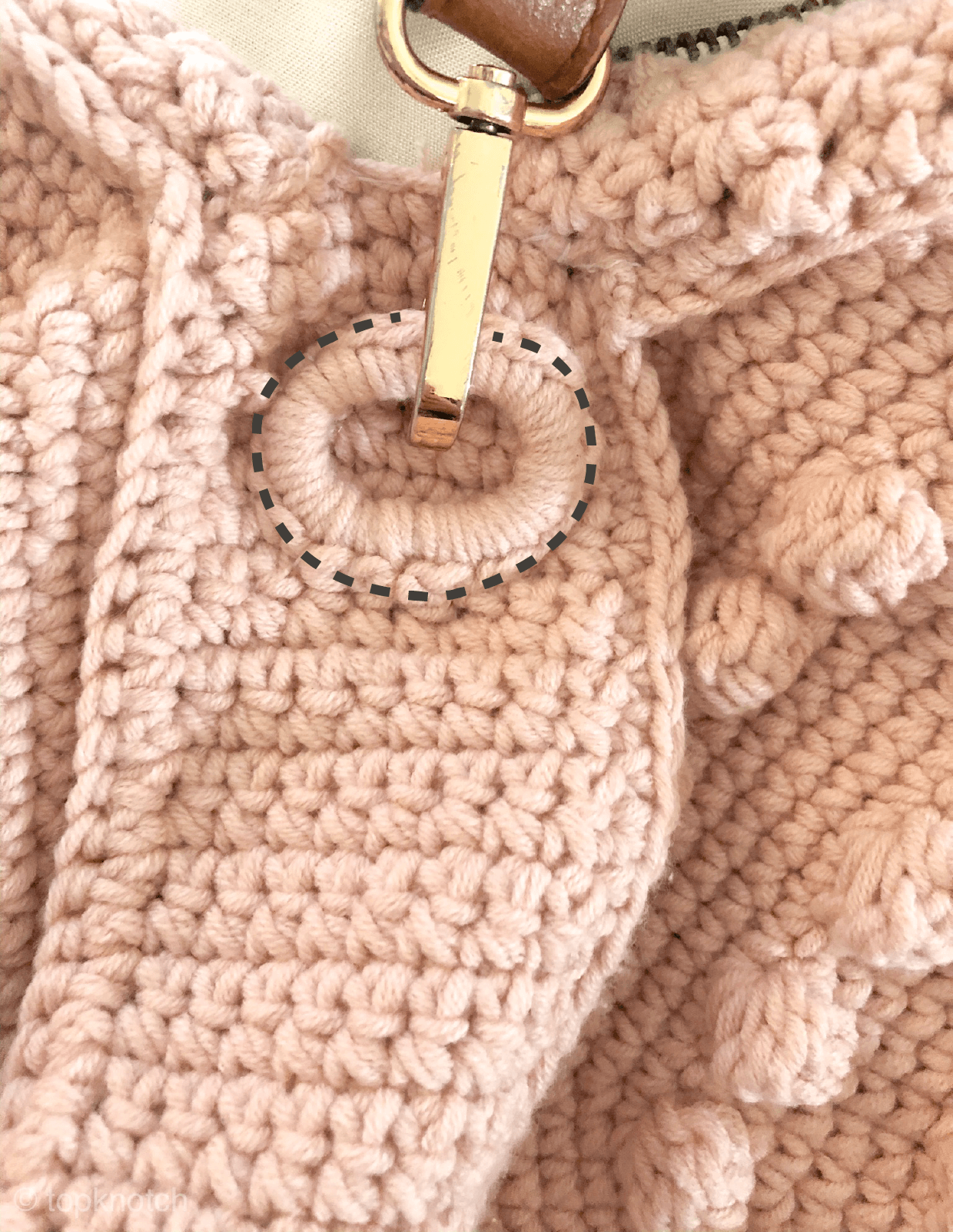 Round Crochet Bag Free Pattern & Photo Tutorial – Topknotch