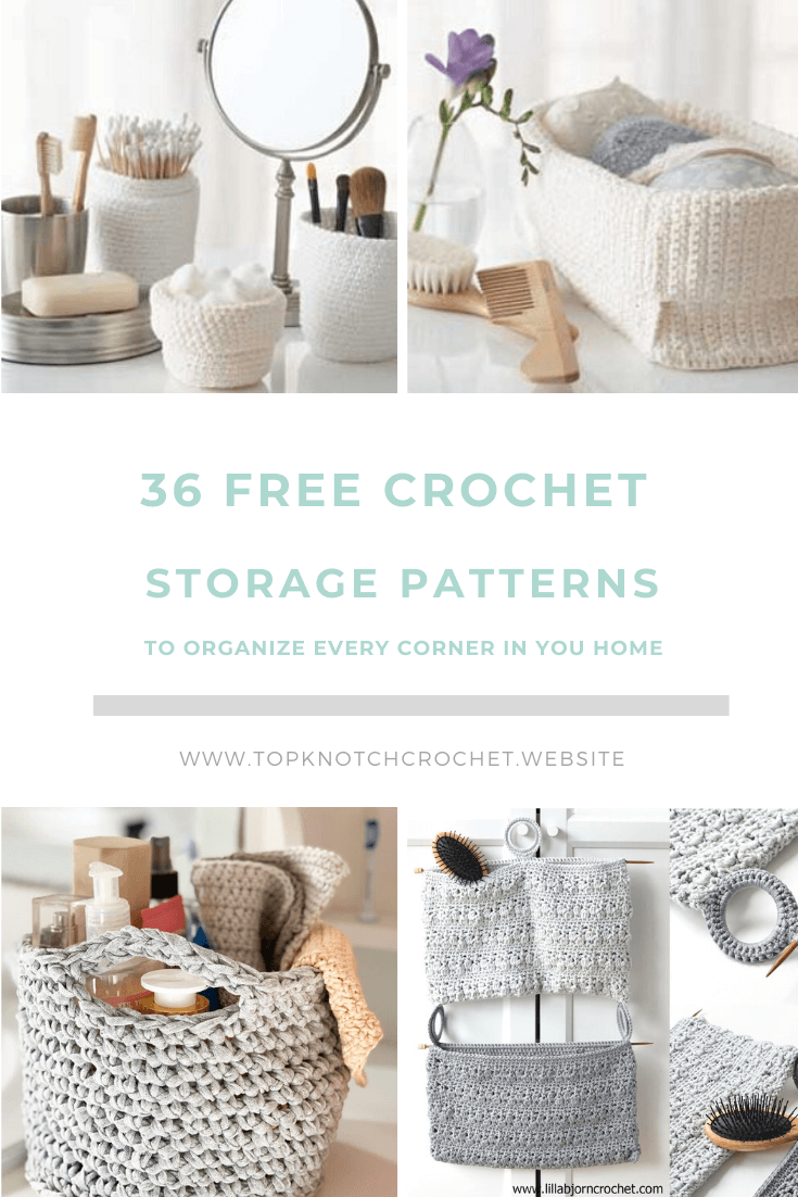 Crochet Patterns To Organize Every Corner In Your Home – Topknotch