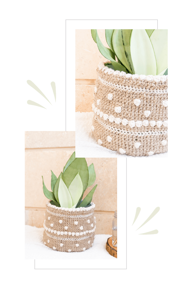 Bubbly Pot - Crochet Plant Pot Cover- Free Pattern – Topknotch