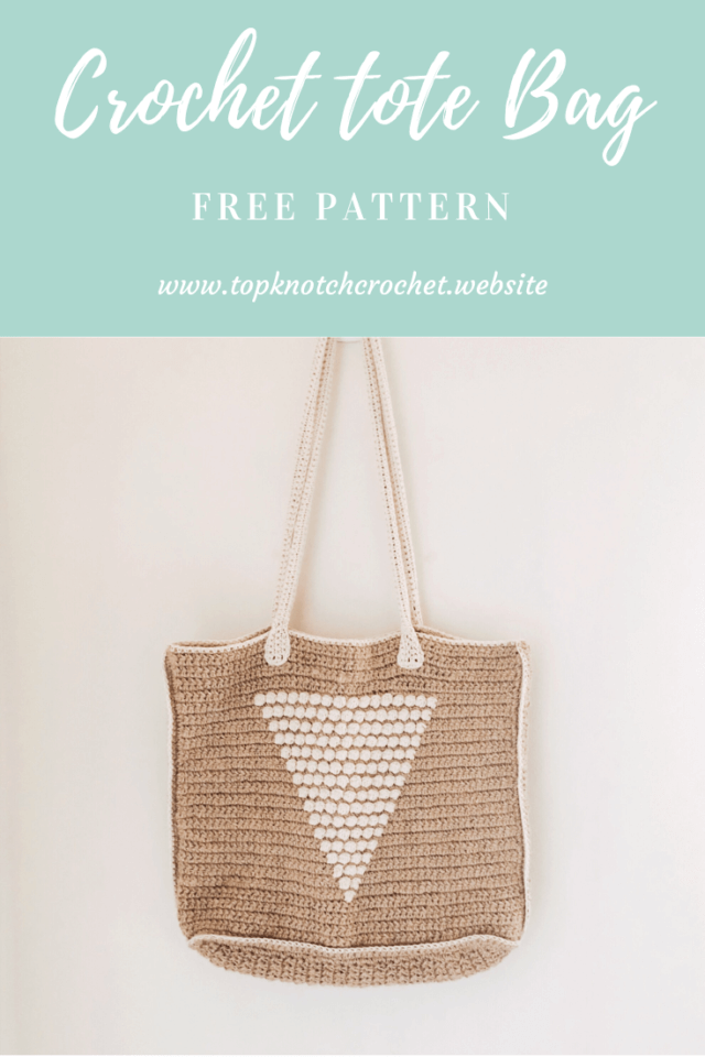 Straw Crochet Tote Bag - Free Crochet Pattern – Topknotch