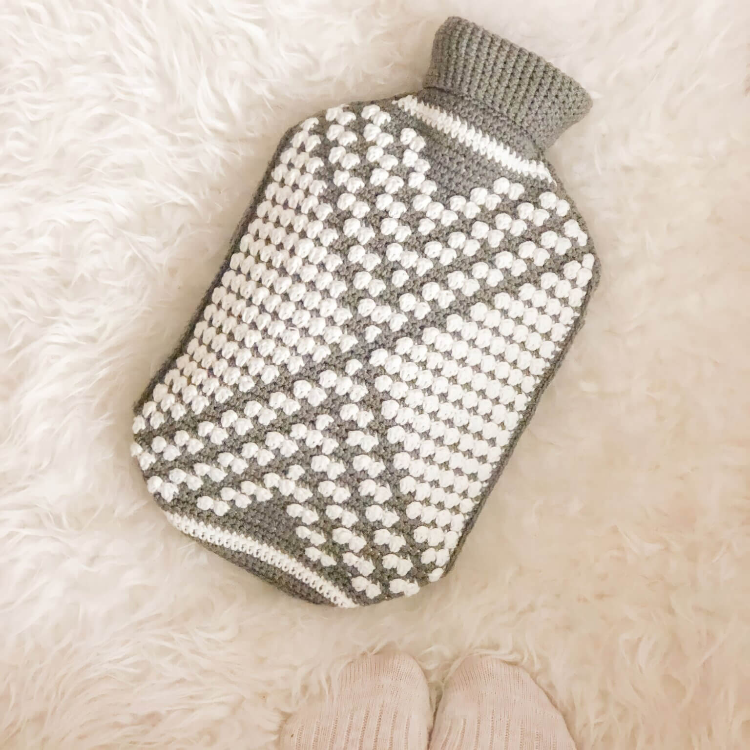 Rubber Hot water Bottle Crochet Cover- Free Pattern – Topknotch